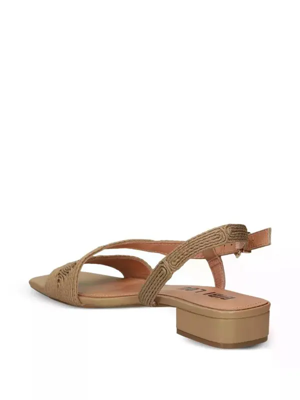 BIBI LOU Slingback Block Heel Sandals