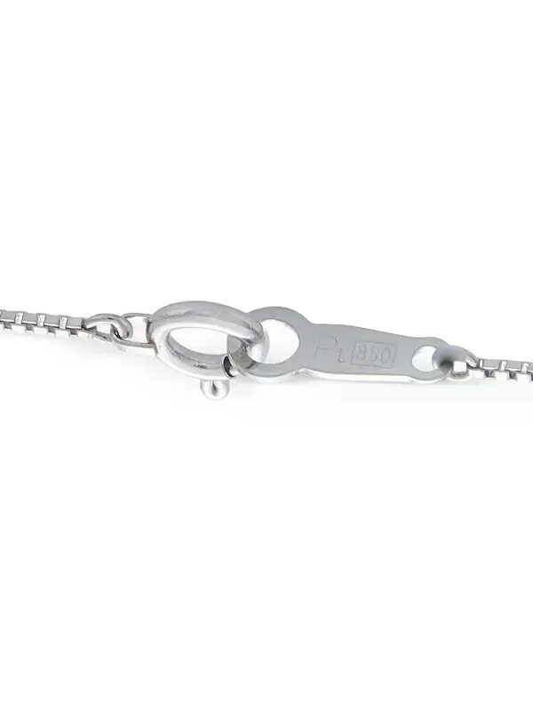 LB EXCLUSIVE Sapphire And Diamond Necklace - Silver