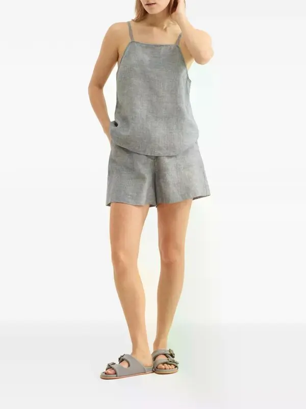 ERES Gentille Square-neck Linen Top