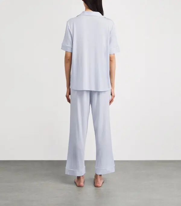 Eberjey Short-sleeve Gisele Pyjama Set - Blue