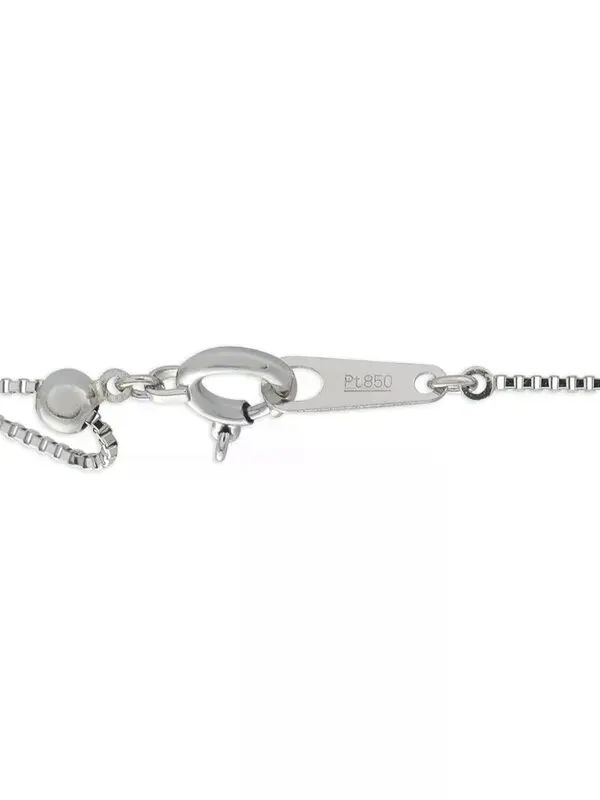 LB EXCLUSIVE Platinum Diamond Cross Pendant Necklace - Silver