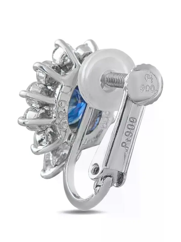 LB EXCLUSIVE Sapphire And Diamond Earrings