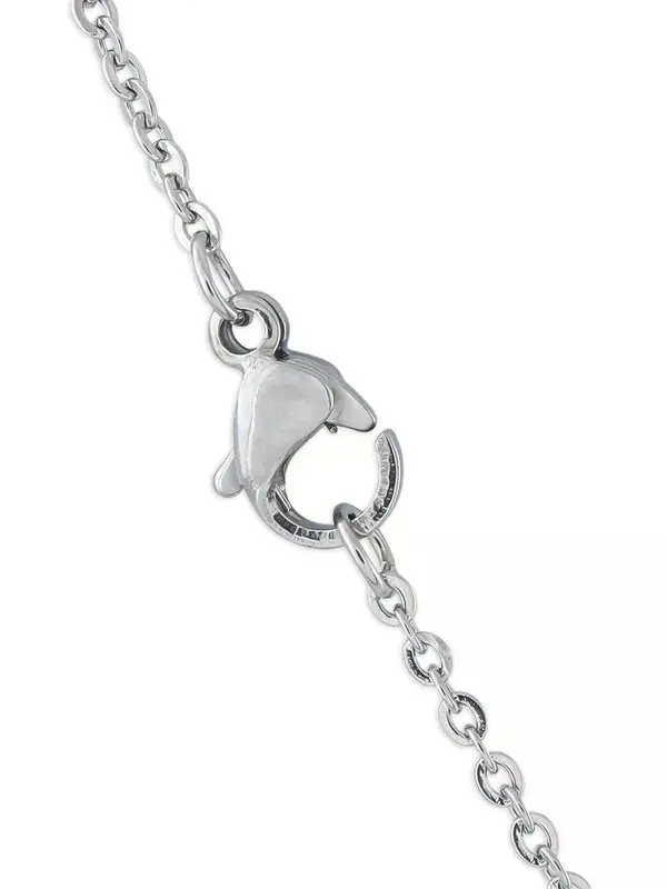 LB EXCLUSIVE Sapphire And Diamond Halo Necklace