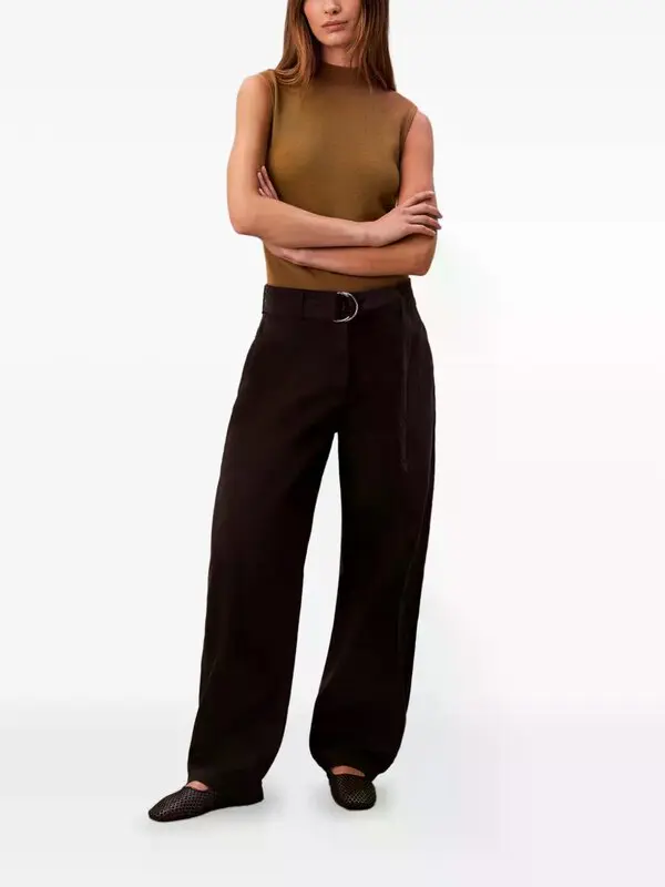 Calvin Klein Belted Wide-leg Trousers