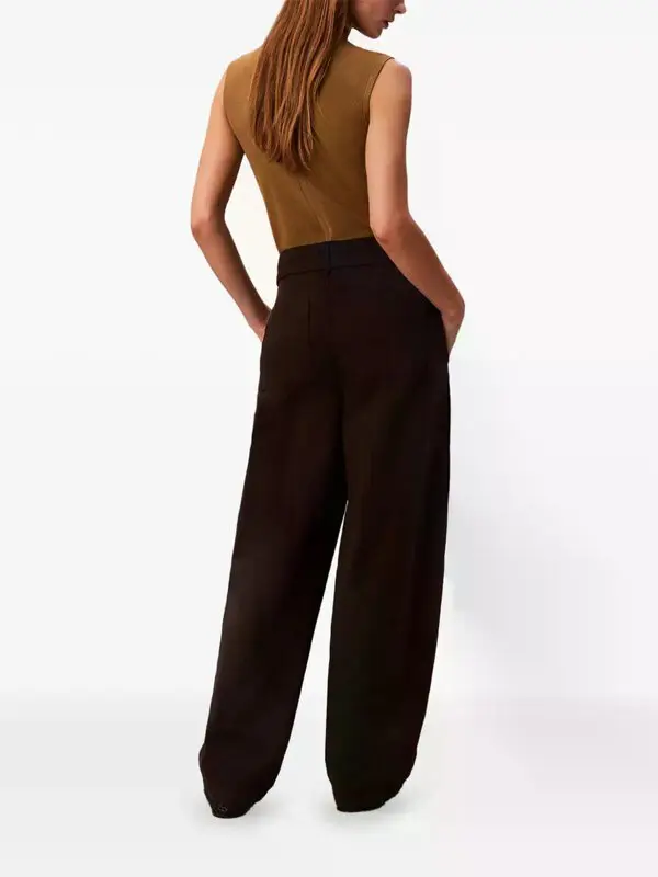 Calvin Klein Belted Wide-leg Trousers