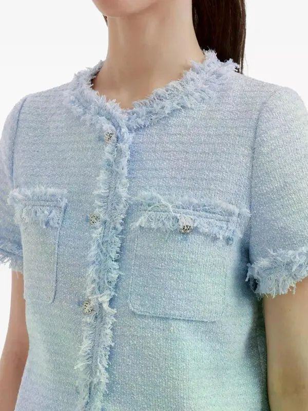B+AB Frayed Bouclé Shorts Set