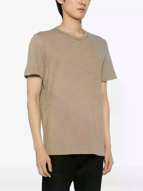 Rag & Bone Classic Flame Cotton T-shirt - Brown