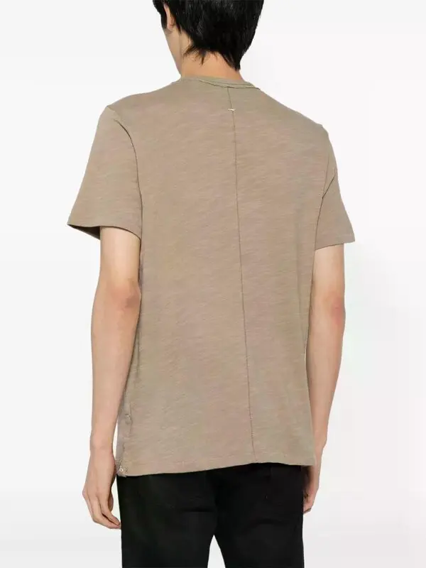 Rag & Bone Classic Flame Cotton T-shirt - Brown