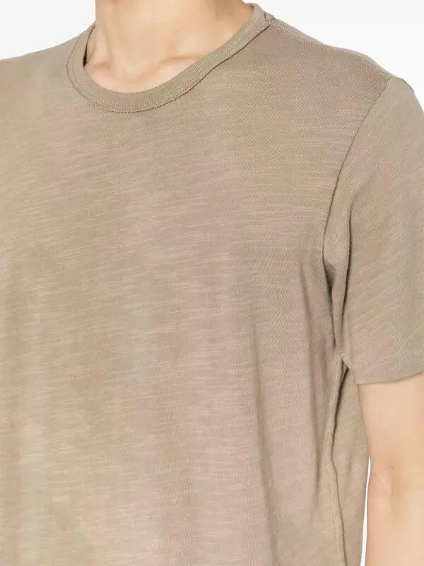 Rag & Bone Classic Flame Cotton T-shirt - Brown