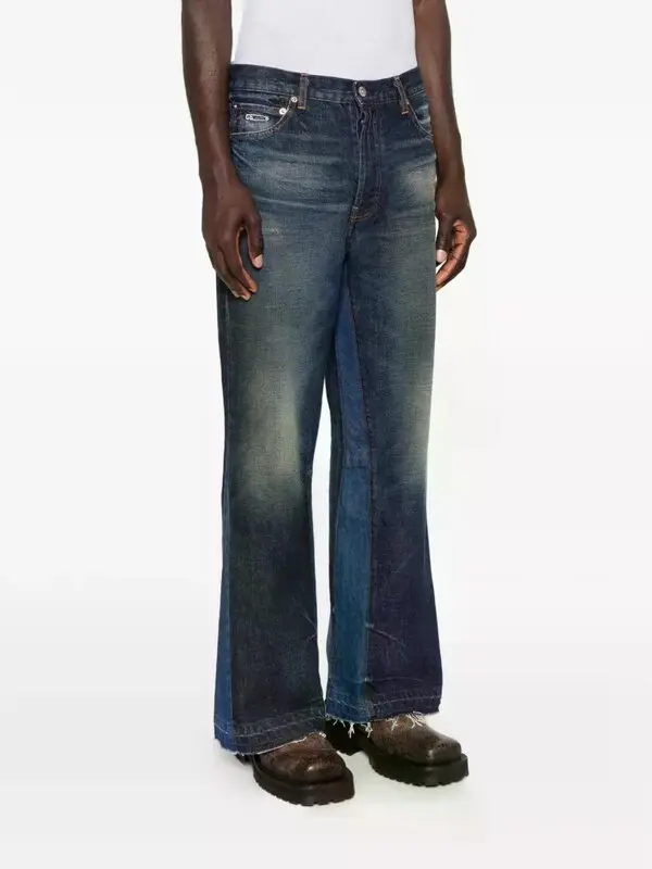 GALLERY DEPT. Belt-loop Logo-patch Jeans