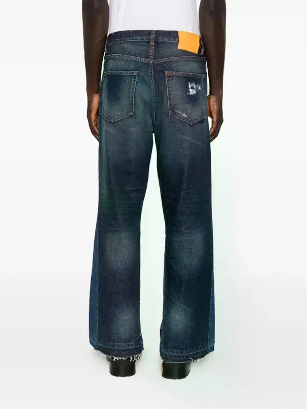 GALLERY DEPT. Belt-loop Logo-patch Jeans