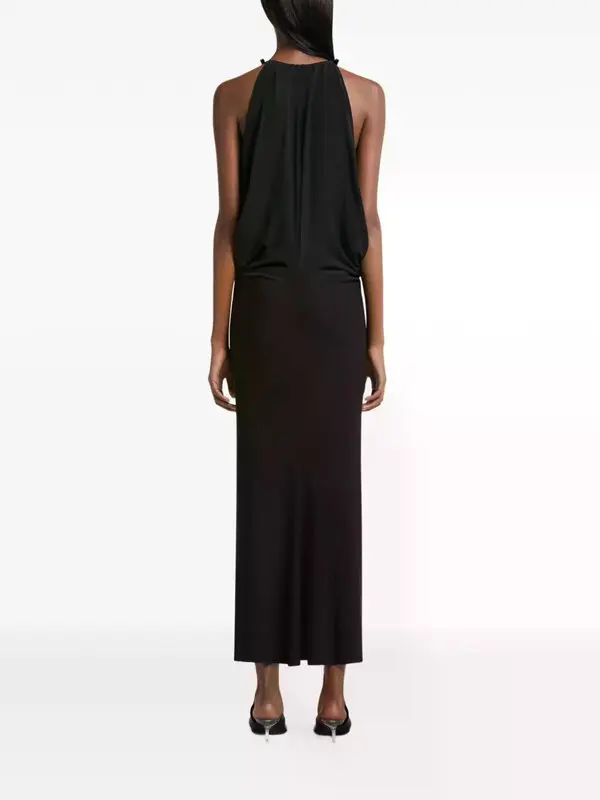 COURREGES Draped Detail Maxi Dress