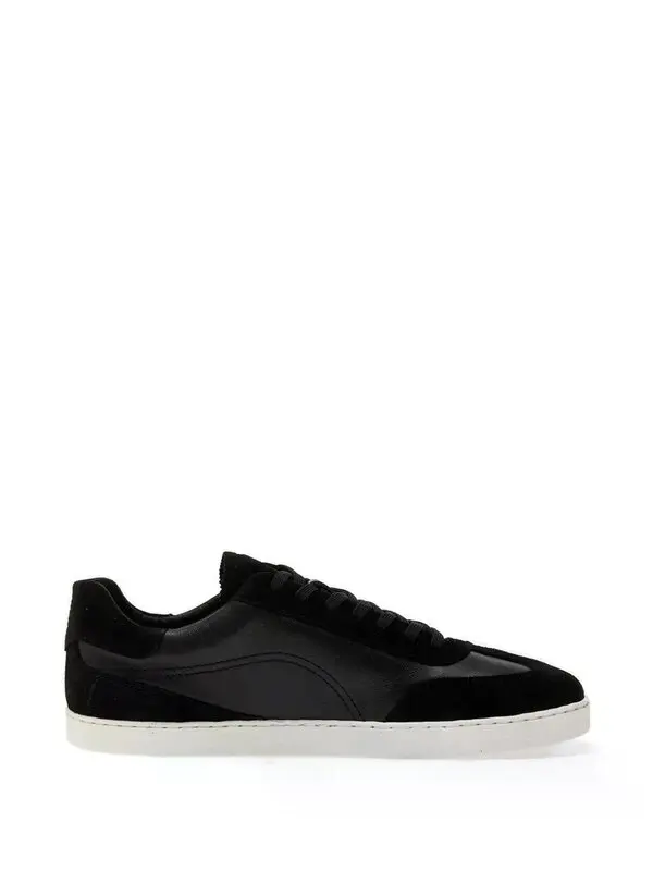 GROUNDIES Suede Panelled Leather Sneakers