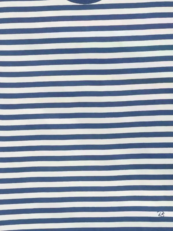 DUNST Striped Cotton T-shirt