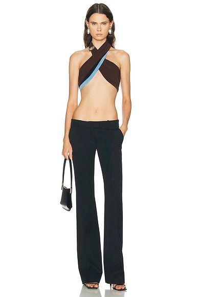Coperni Halterneck Crossed Top