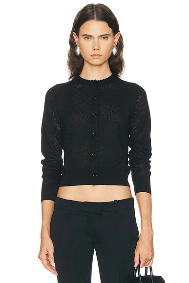 Burberry Pointelle Cardigan