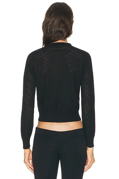 Burberry Pointelle Cardigan