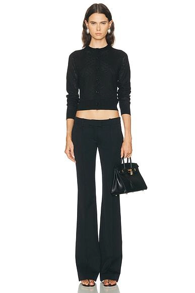 Burberry Pointelle Cardigan