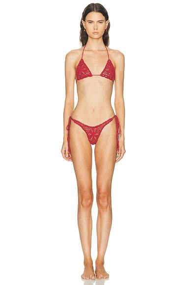 Akoia Swim Surya Bikini Set - Ruby