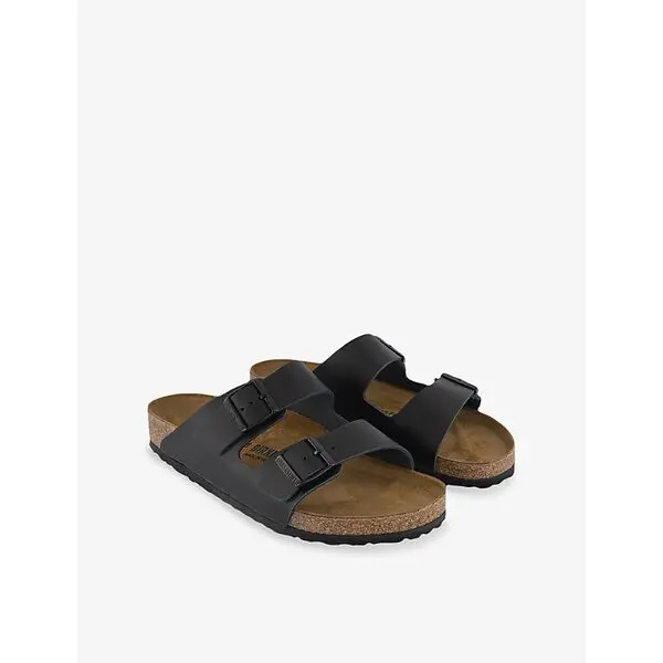BIRKENSTOCK Arizona Two-strap Sandals - Black Leather