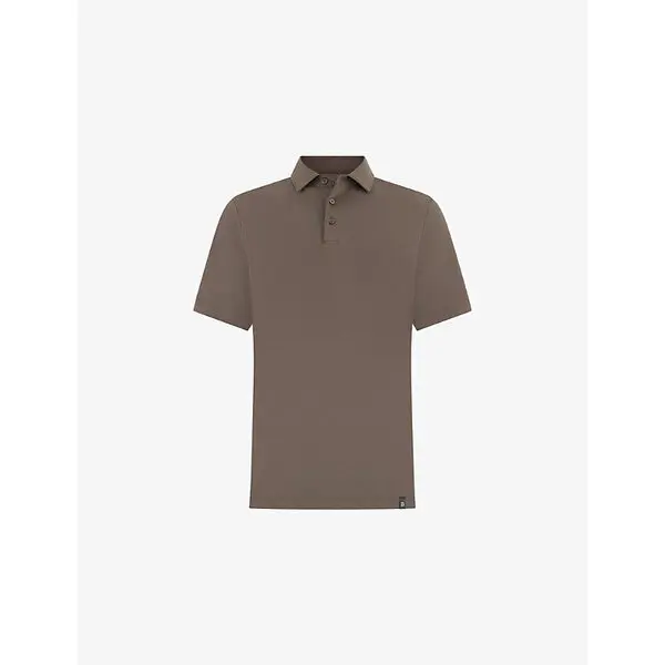 Boggi Milano Regular-fit Stretch Pima Cotton Polo Shirt