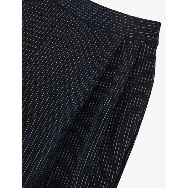 REISS Remi Pinstriped Stretch-woven Jogging Bottoms