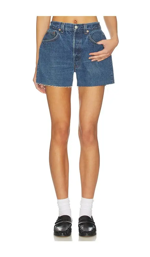 ALIGRACE Original Short Denim - Blue
