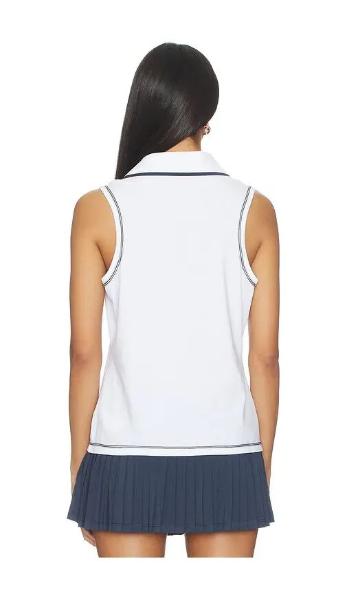 Varley Cammie Performance Tank Top - White