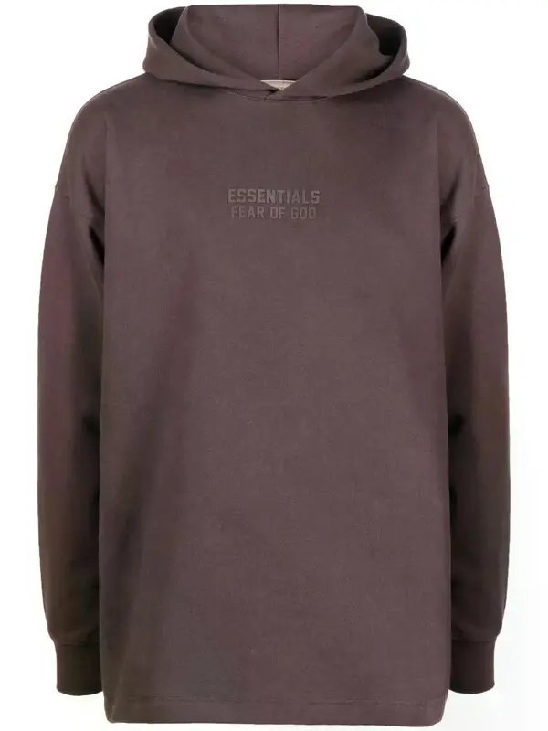 Fear Of God Logo Print Hoodie