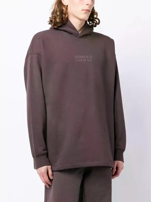 Fear Of God Logo Print Hoodie