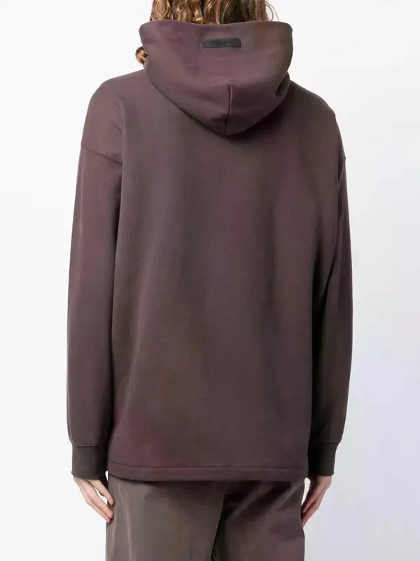 Fear Of God Logo Print Hoodie