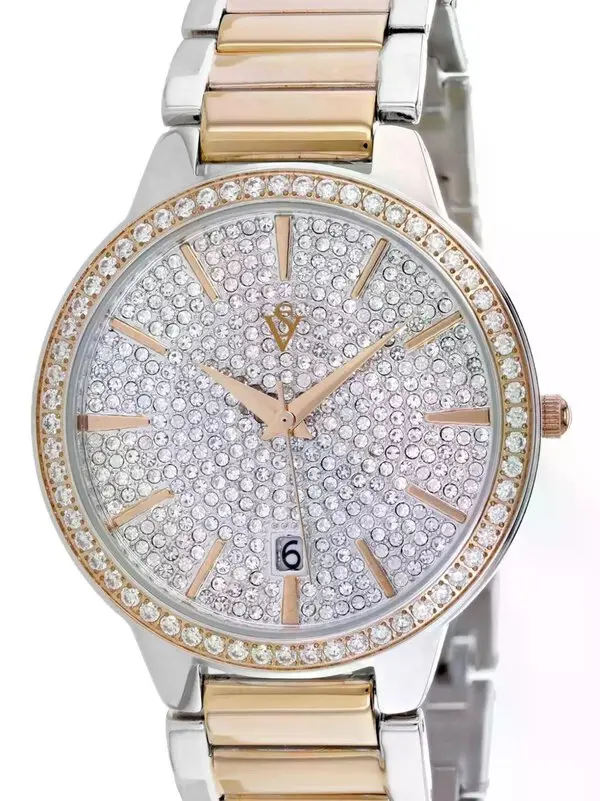 CHRISTIAN VAN SANT Alessia 38mm Crystal-embellished Two-tone Watch