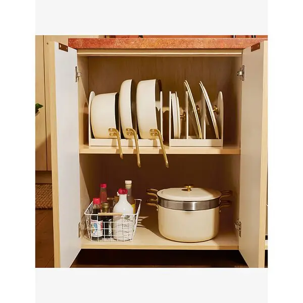 OUR PLACE Essentials 11-piece Aluminium Cookware Set - Cream