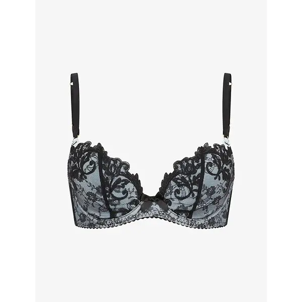 Agent Provocateur Clarette Underwired Lace Bra - Blue/black