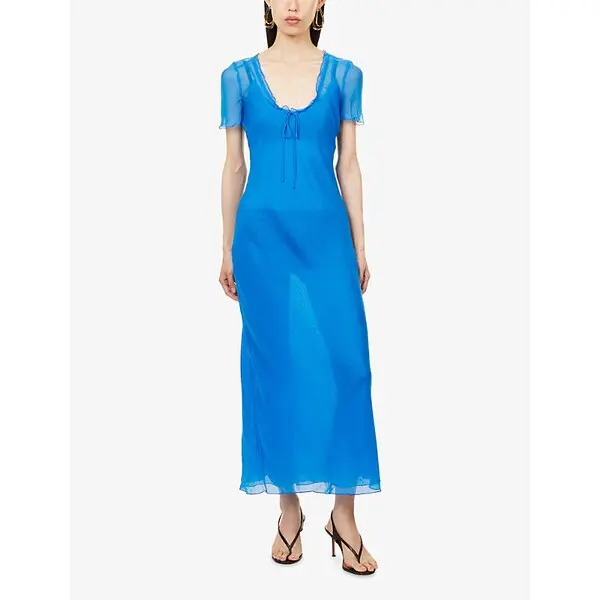 RAT AND BOA Cupro Midi Dress