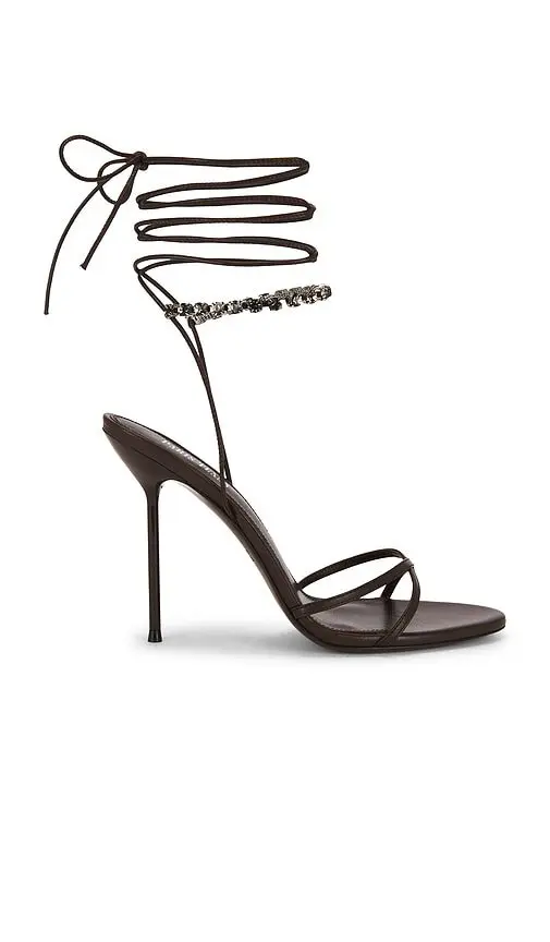 Paris Texas Lidia Lace Up Sandal - Brown