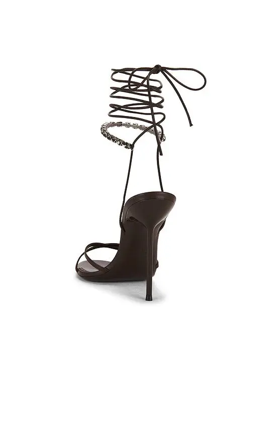 Paris Texas Lidia Lace Up Stiletto Sandals