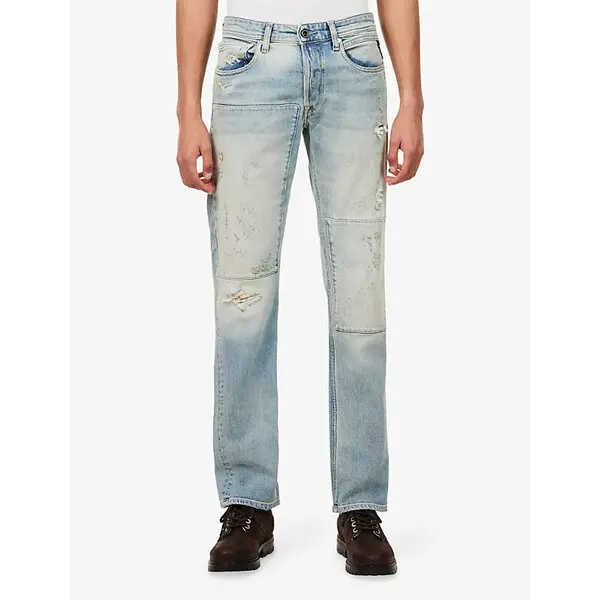 REPLAY Grover Straight-leg Cotton Jeans
