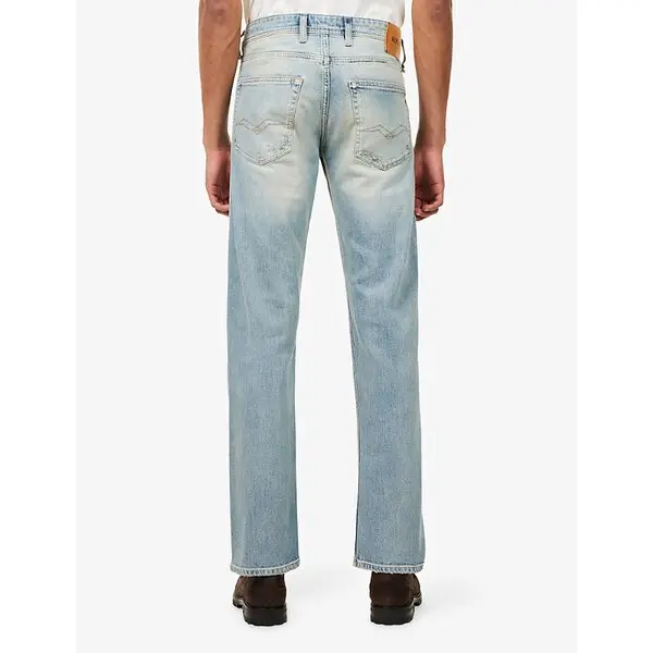 REPLAY Grover Straight-leg Cotton Jeans