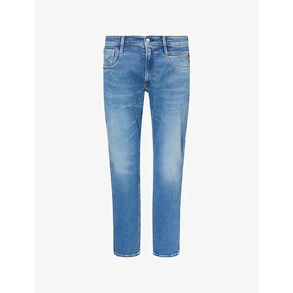 REPLAY Slim-fit Stretch-denim Jeans