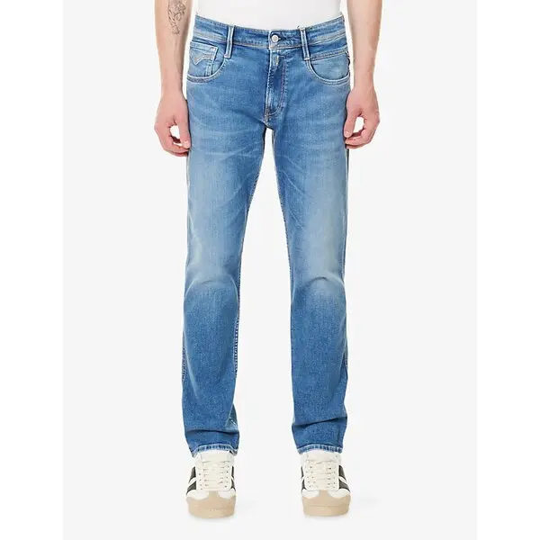 REPLAY Slim-fit Stretch-denim Jeans