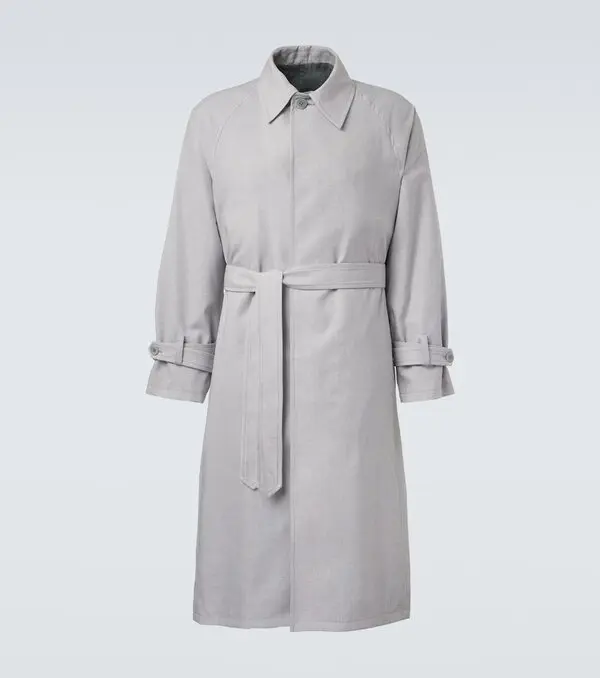 STOFFA Belted Wool Coat