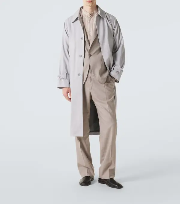 STOFFA Belted Wool Coat