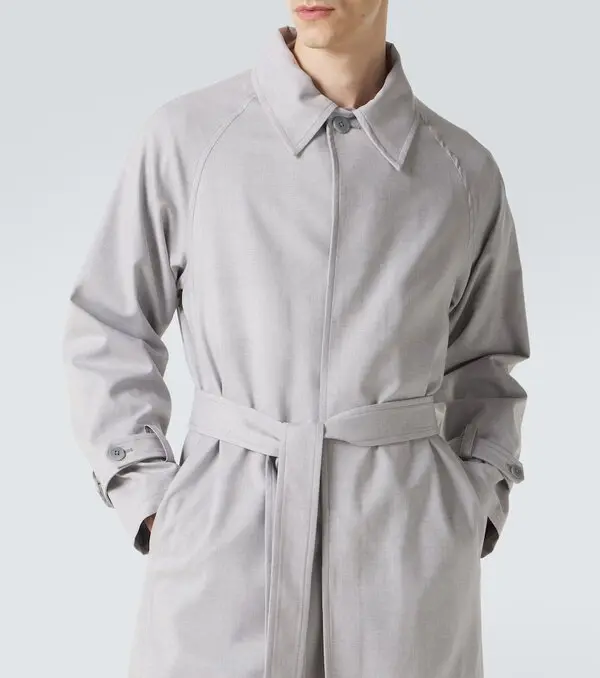 STOFFA Belted Wool Coat