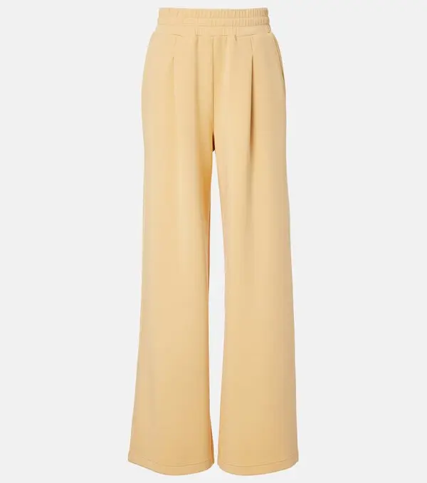 Varley The Extra Jersey Wide Leg Sweatpants - Yellow