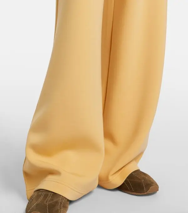 Varley The Extra Jersey Wide Leg Sweatpants - Yellow
