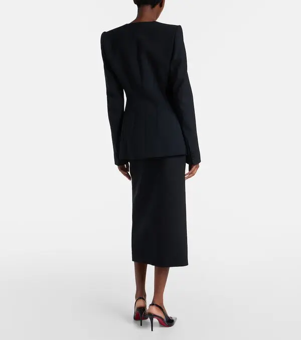 MUGLER Cutout Pencil Skirt