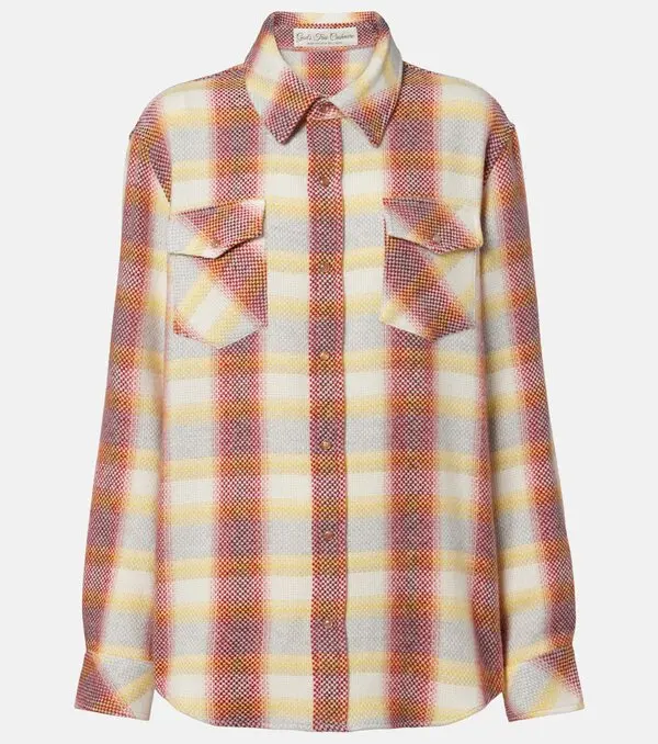 GOD'S TRUE CASHMERE Rose Blume Cashmere Shirt - Multicoloured