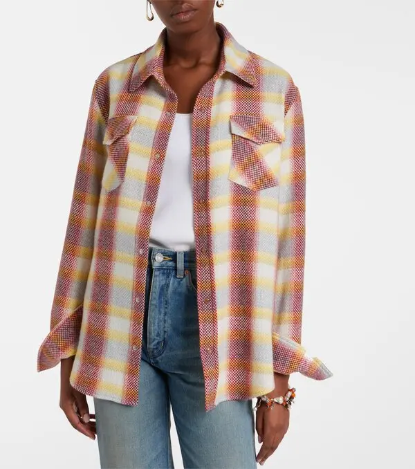 GOD'S TRUE CASHMERE Rose Blume Cashmere Shirt - Multicoloured