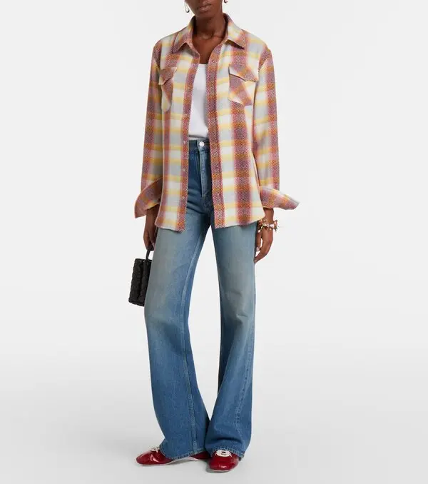 GOD'S TRUE CASHMERE Rose Blume Cashmere Shirt - Multicoloured